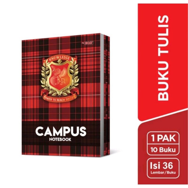 Jual BUKU TULIS CAMPUS 36 LEMBAR 10 BUKU | Shopee Indonesia