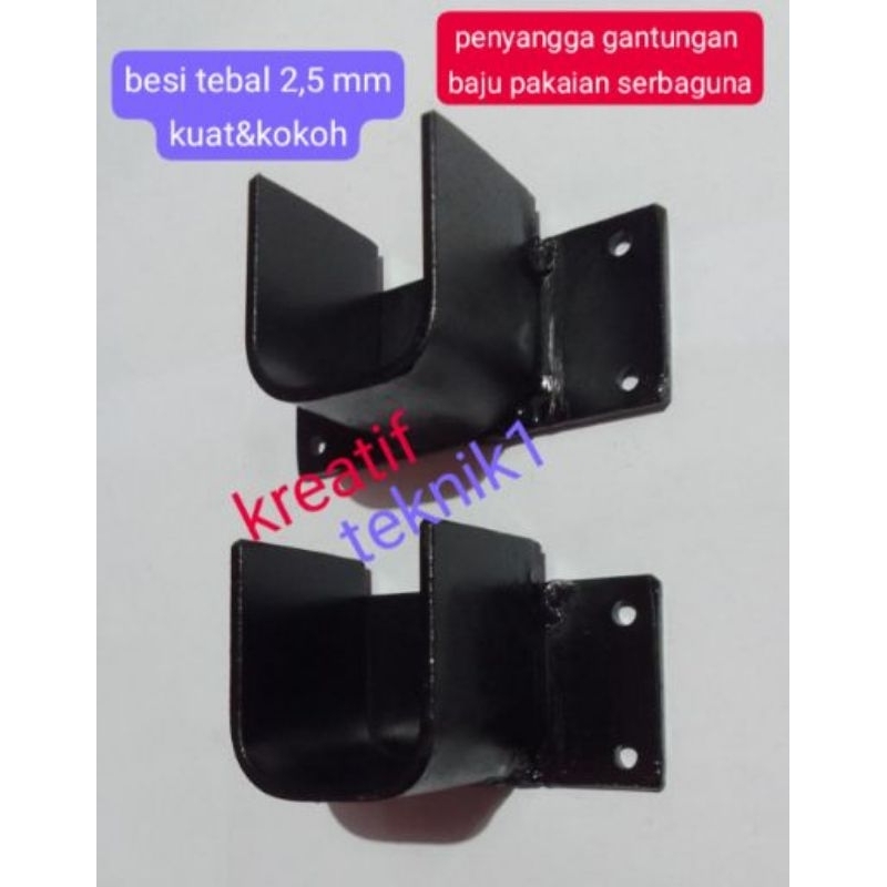 Jual bracket penyangga besi jemuran atau kayu jemuran bracket penyangga ...