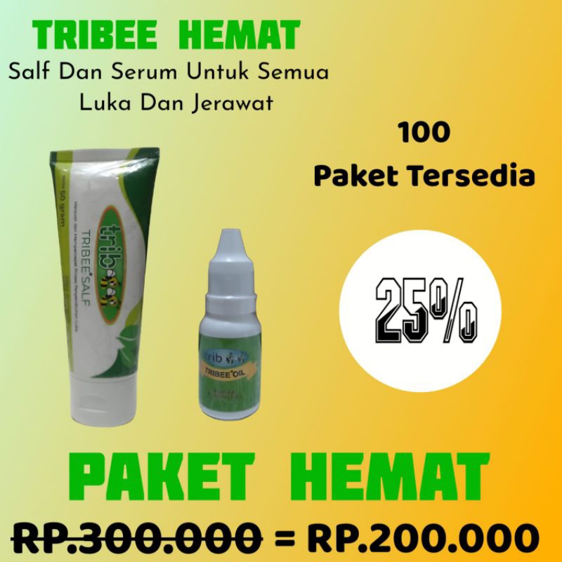 Jual paket luka sedang tribee 50 gram & tribee oil 10 ml | Shopee Indonesia