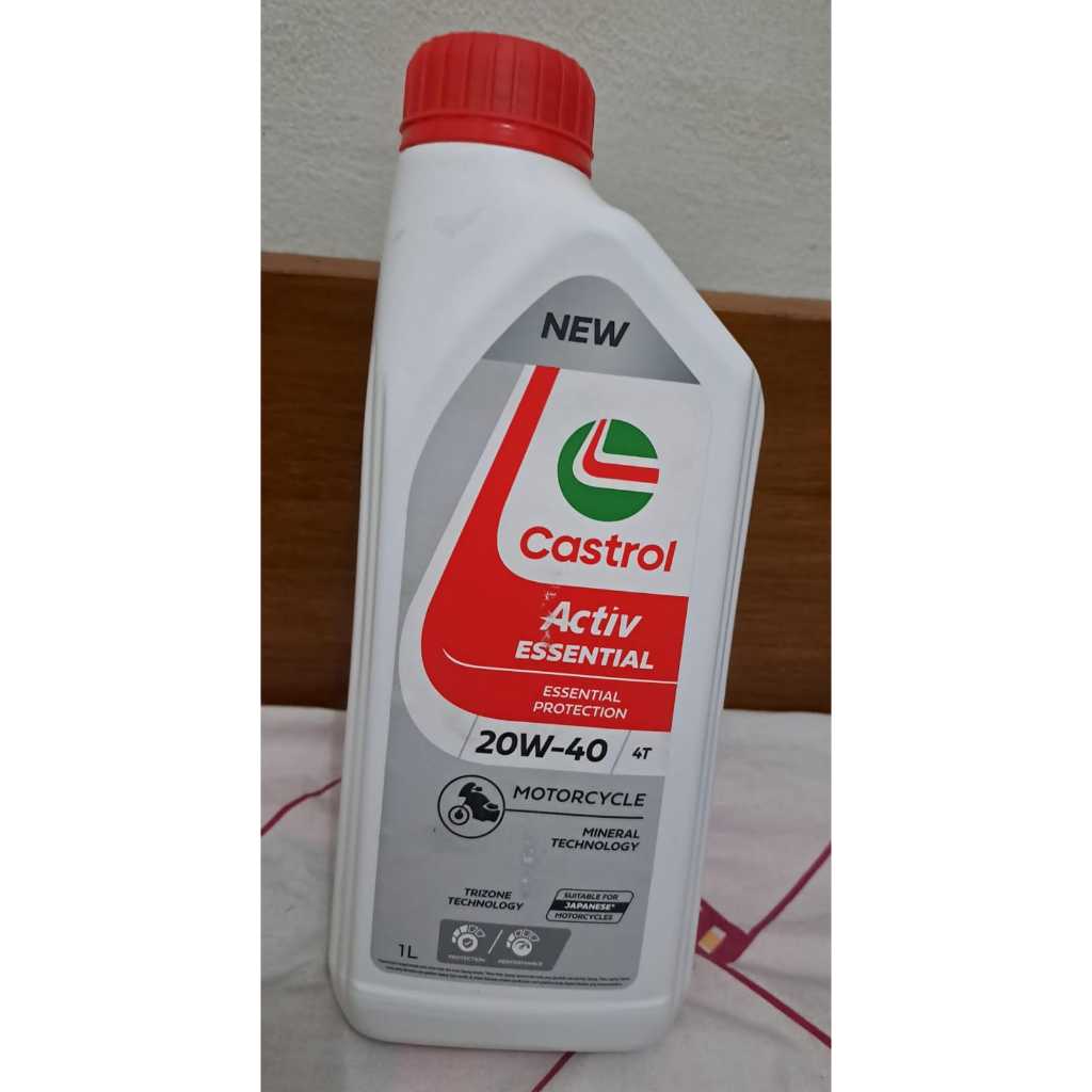 Jual Oli Castrol Activ Essential G 4T 20W-40 1 Liter 1000 ml Motor ...