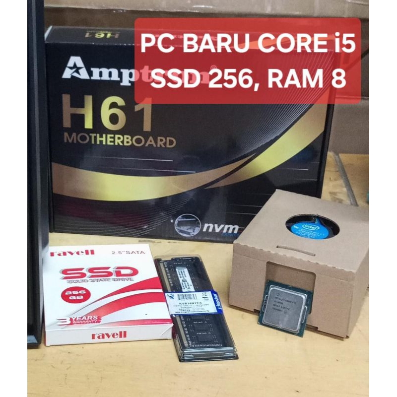 Jual CPU Baru Siap Rakit Core i5 | SSD 256 | RAM 8 | Shopee Indonesia