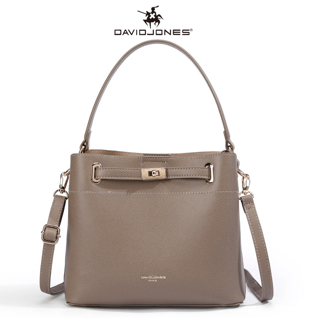 Jual David Jones Paris women Small Size Top-Handle Bags pu leather female lady Shoulder bag ...