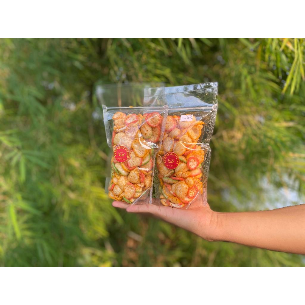 Jual KERUPUK SEBLAK MINI 250GRM RATU SNACK KILOAN | Shopee Indonesia