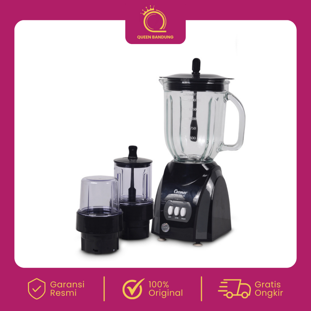Jual Cosmos Blender Kaca 2 Liter CB-282 G Beta Blender 3in1 Pelumat Buah Sayur dan Bumbu ...