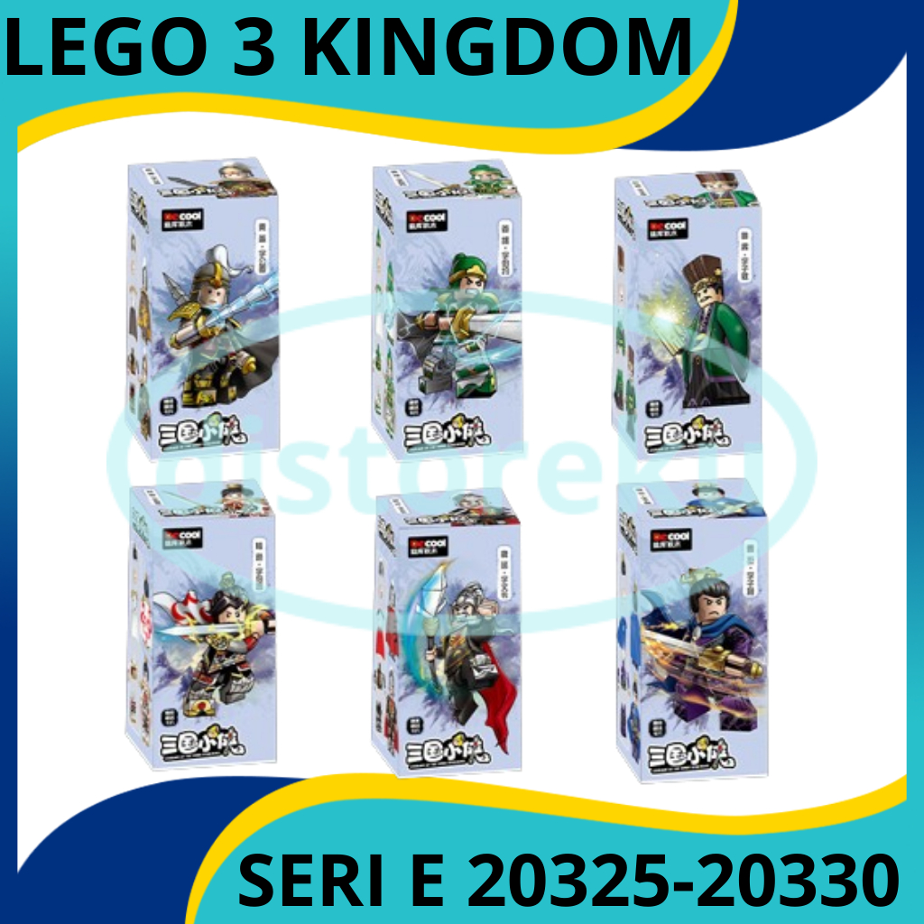 Jual LEGO THREE KINGDOM SAMKOK 3 RAJA HUANG GAI JIANG WEI LU SU LU XUN ...