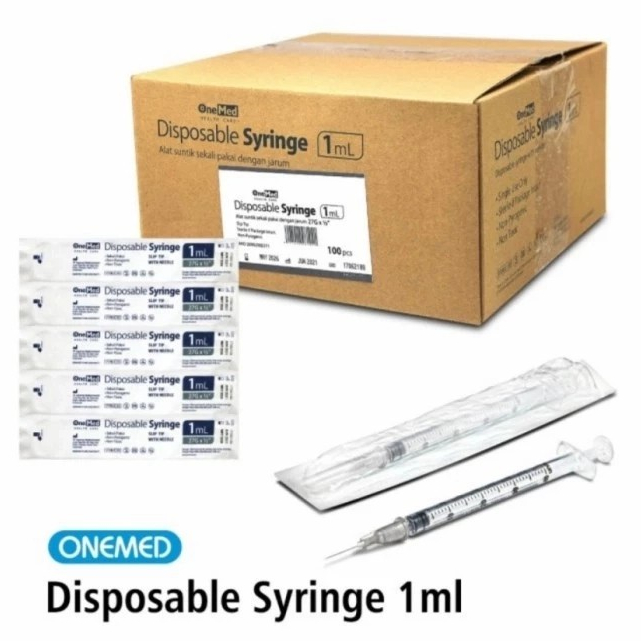 Jual Spuit Suntikan Syringe Onemed Ukuran 1ml 3ml 5ml 10ml 20 ml 50 ml 100 ml | Shopee Indonesia