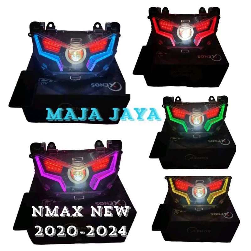 Jual Lampu depan Nmax new Projie BILED devil Eye Hexagonal Transformers ...