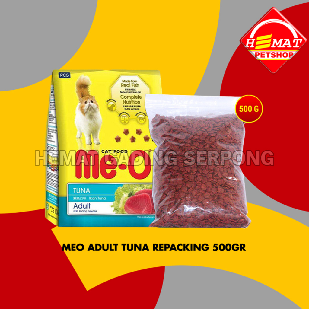 Jual Makanan Kucing Meo Repack 500 Gram all variant | Shopee Indonesia