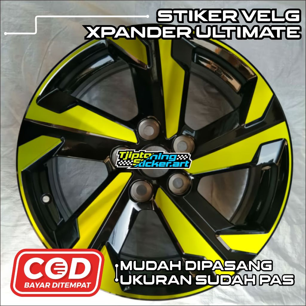Jual STICKER VELG XPANDER ULTIMATE MT - XPANDER ULTIMATE CVT - STIKER ...