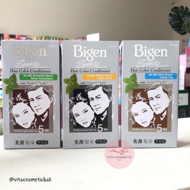 Jual Bigen Speedy Semir Rambut 40 gram / Box Besar Hoyu Hair Color ...