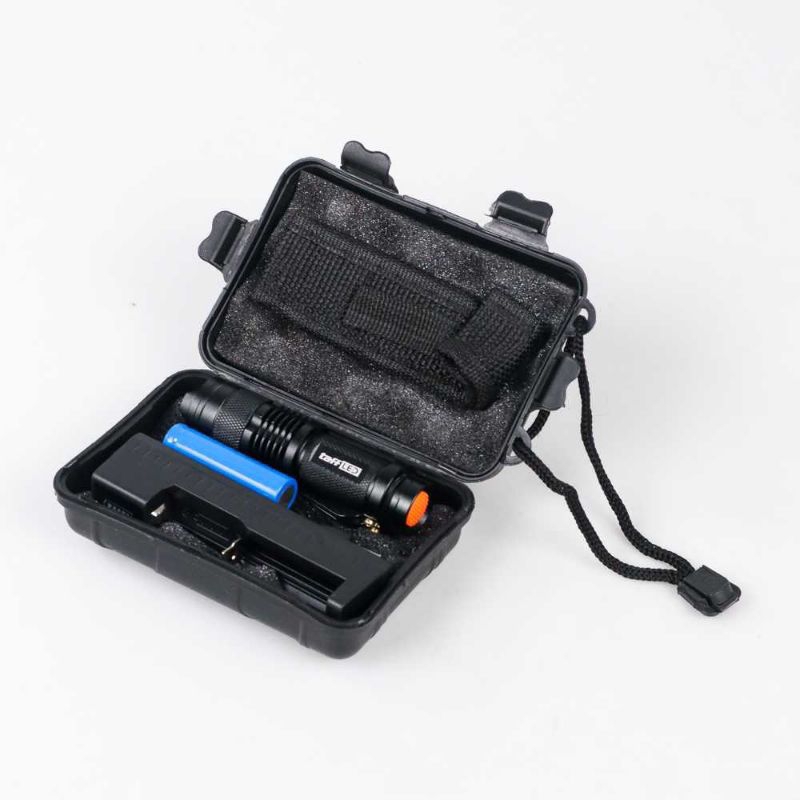 Jual SENTER FULL SET Outdoor tactical senter mini mount HELM TNI BRIMOB ...