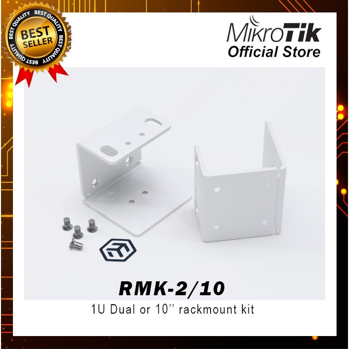 Jual Mikrotik RMK-2/10 1U Dual or 10’’ rackmount kit | Shopee Indonesia