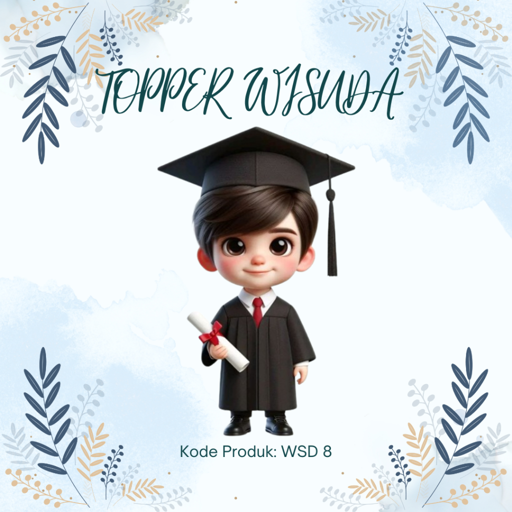 Jual TOPPER WISUDA TERBARU GEMOY PERLENGKAPAN BUKET | Shopee Indonesia