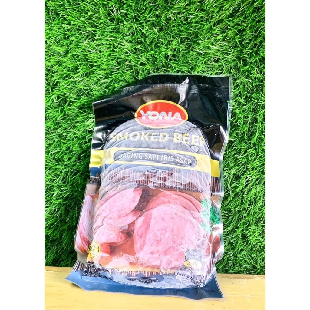 Jual Yona Smoked Beef 250gr / Daging Asap Sapi 250 gr | Shopee Indonesia