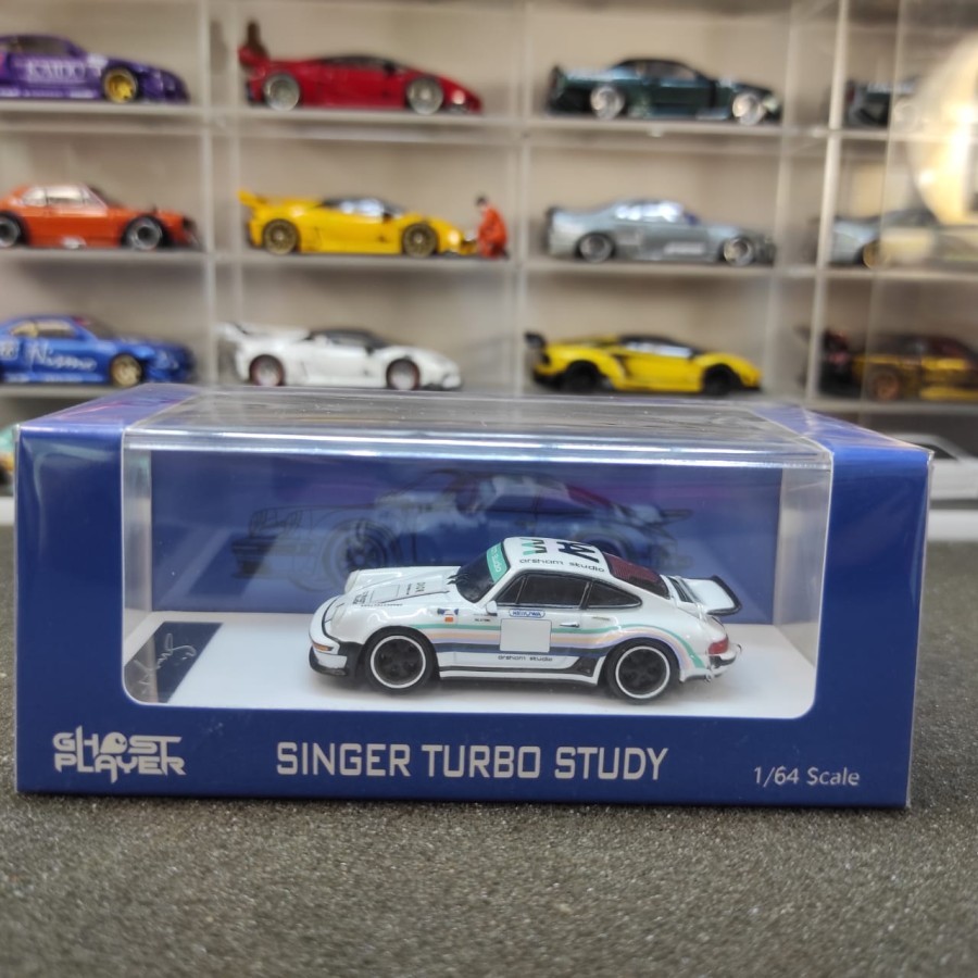 Jual RHINO 1/64 SINGER TURBO STUDY 930 ARSHAM STUDIO LIVERY WHITE ...