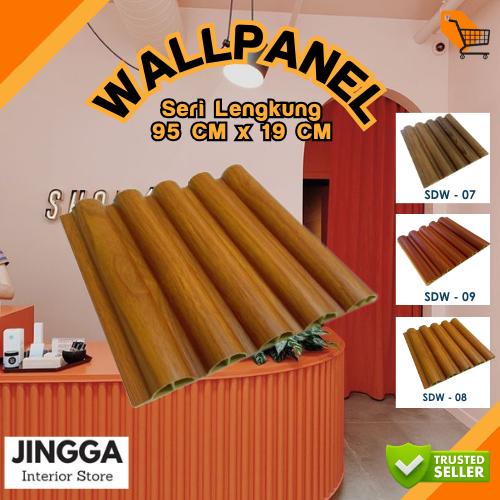 Jual WPC 95 CM x 19 CM / WPC WALLPANEL LENGKUNG /SUPER AESTETIK / WPC ...