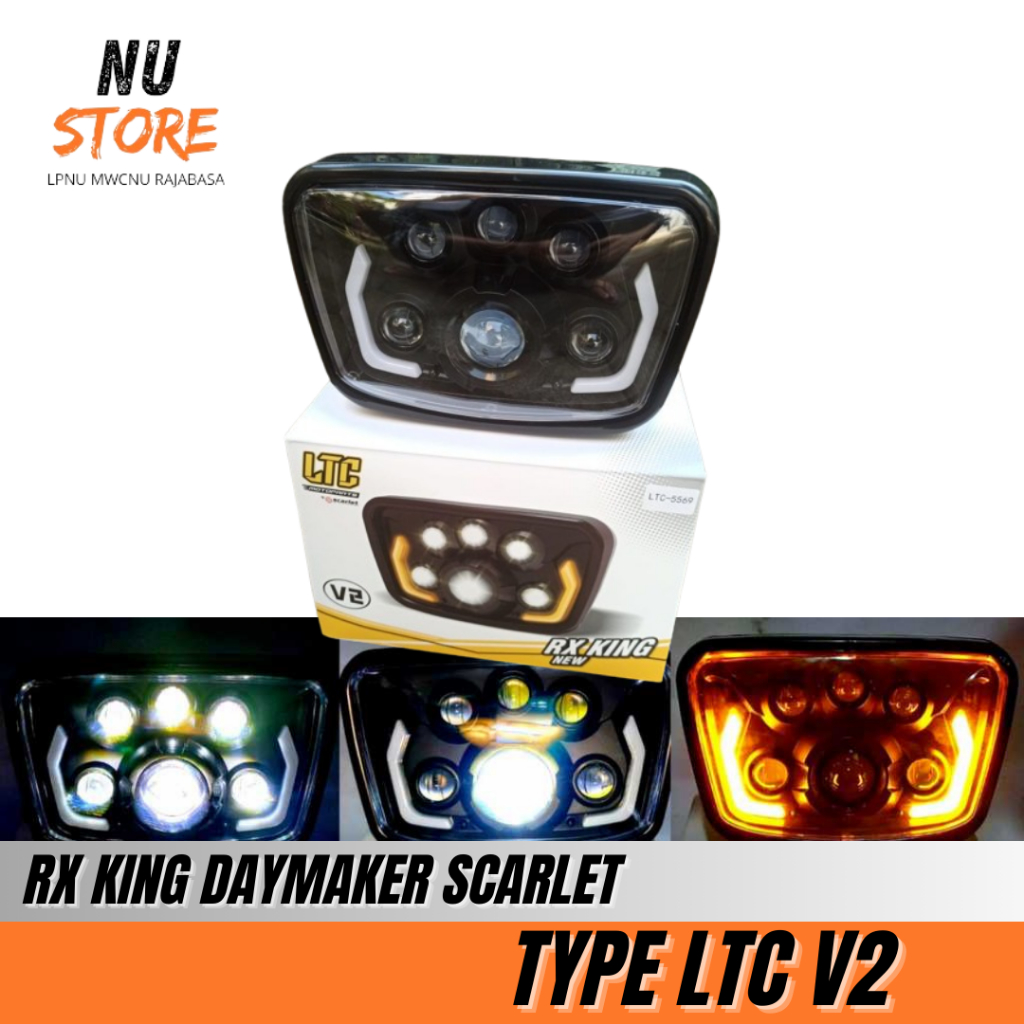 Jual Lampu Daymaker LTC V1 & V2 Scarlet racing pnp Rx king scorpio ...