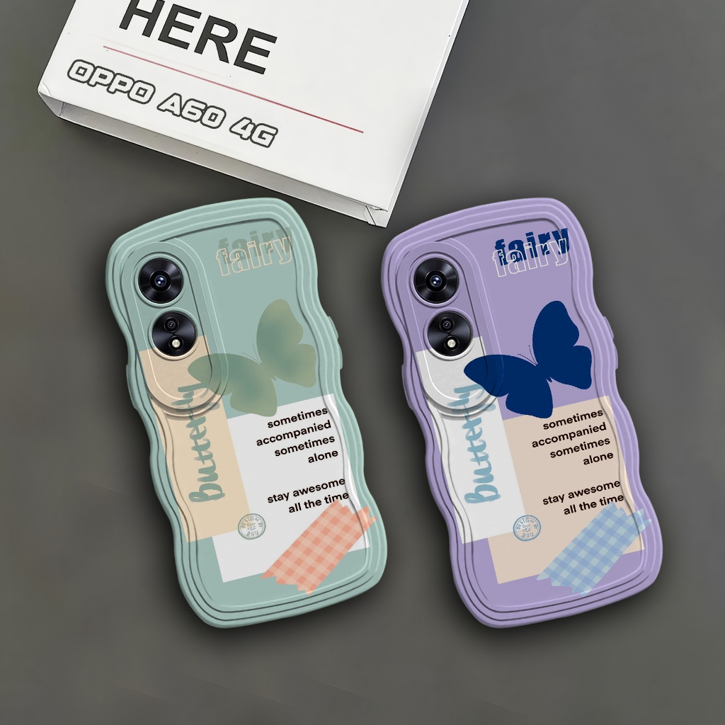 Jual CASE HP OPPO A60 2024 SOFTCASE GELOMBANG WAVY WAVE TERBARU CASING ...