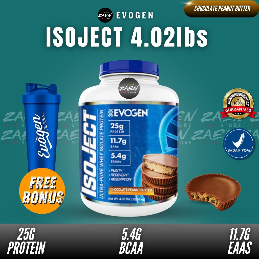 Jual EVOGEN ISOJECT 4lbs Whey Protein Isolate IsoJect Hany Rambod ...