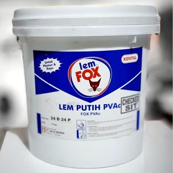 Jual Lem Fox putih kayu PVAC 10 kg | Shopee Indonesia