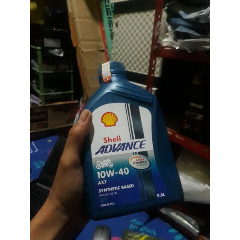 Jual oli shell advance 10w - 40 4T 800ml cocok untuk motor bebek ...