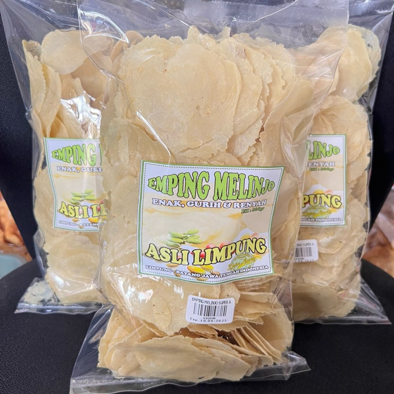 Jual EMPING MELINJO ORIGINAL MENTAH 1KG LB UKURAN SEDANG 100% ASLI ...