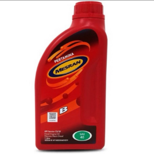 Jual Oli Mesran B 40 1 Liter Oli Pertamina B40 1Lt Mesran B SAE 40 ...