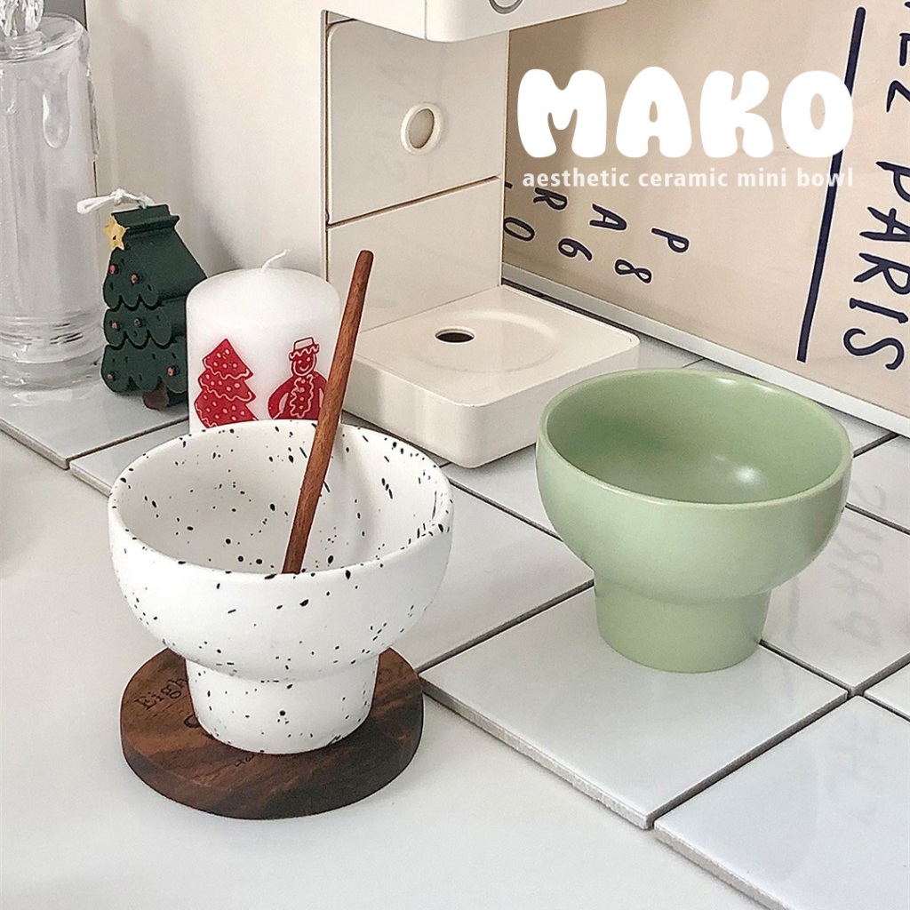 Jual [TEMARUMA] MAKO Aesthetic Ceramic Bowl Mangkuk Korean alat makan ...