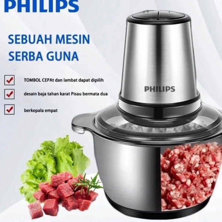 Jual KODE S63A Chopper Philips blender penggiling daging serbaguna food ...