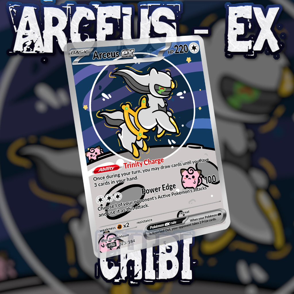 Jual KARTU POKEMON TCG HOLOGRAM ENGLISH VERSION - ARCEUS (CHIBI) EX ...
