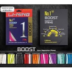 Jual Baru Datang LINING NO 1 BOOST SENAR BADMINTON ORIGINAL | Shopee ...