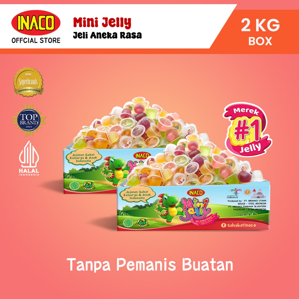 Jual INACO Mini Jelly 2kg - Twinpack | Shopee Indonesia
