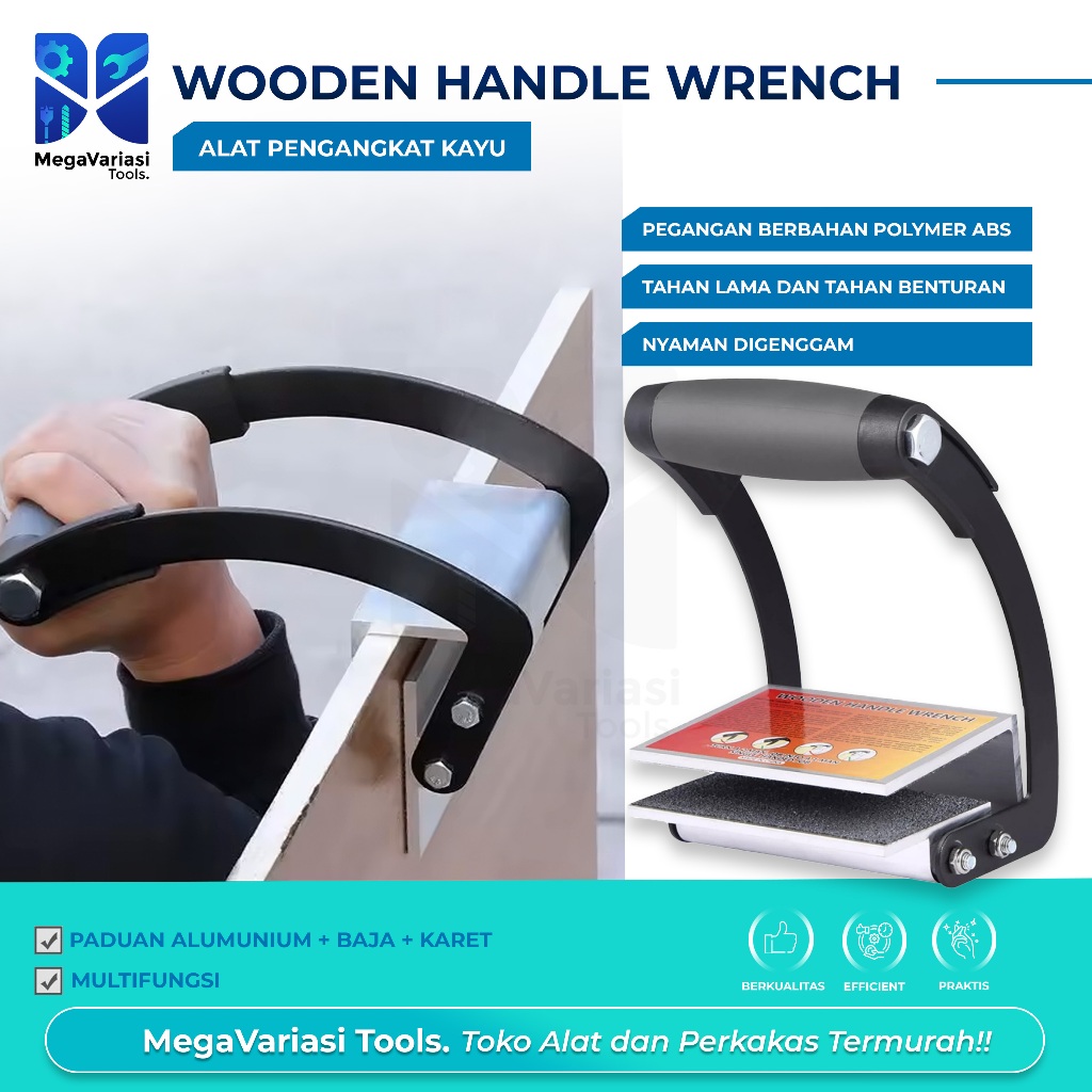 Jual Alat Pengangkat Kayu // WOODEN HANDLE WRENCH Plywood and Sheetrock ...