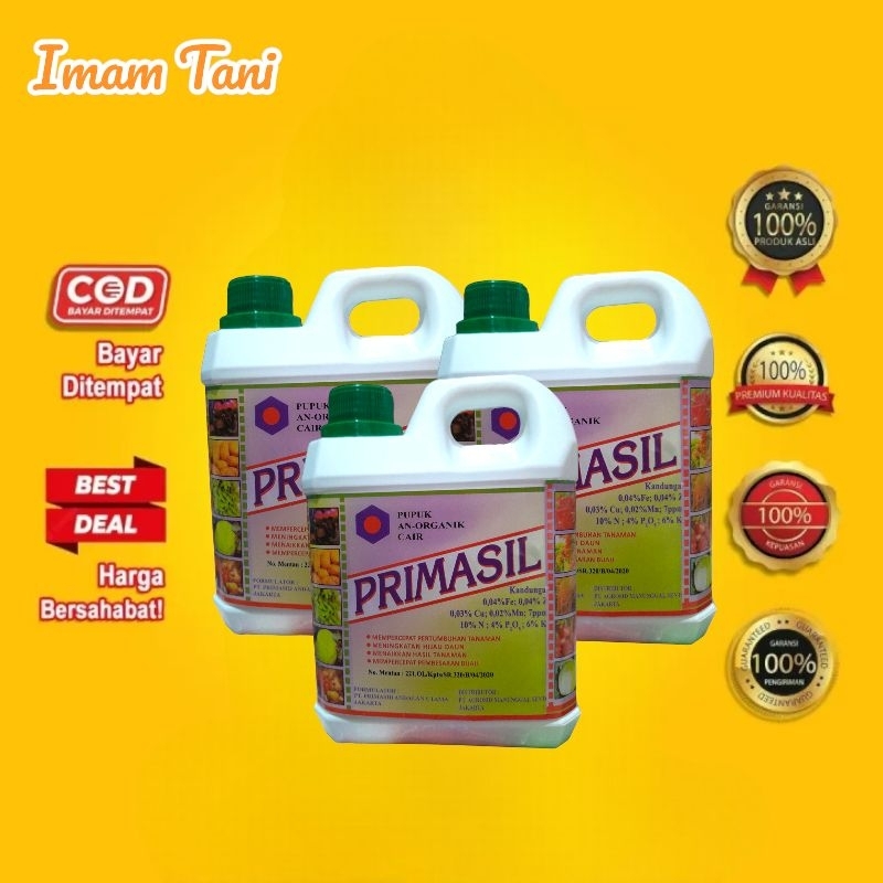 Jual Primasil - Agrosid Pupuk An-Organik Cair - Untuk Semua Jenis ...