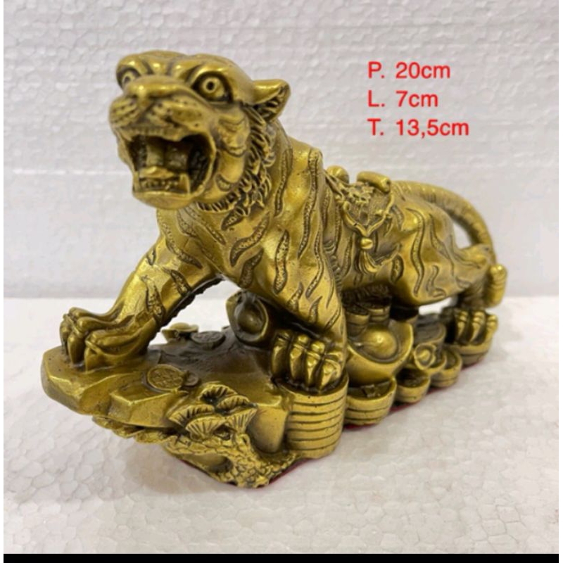 Jual patung dewa macan/ harimau - kuningan - 8inch | Shopee Indonesia