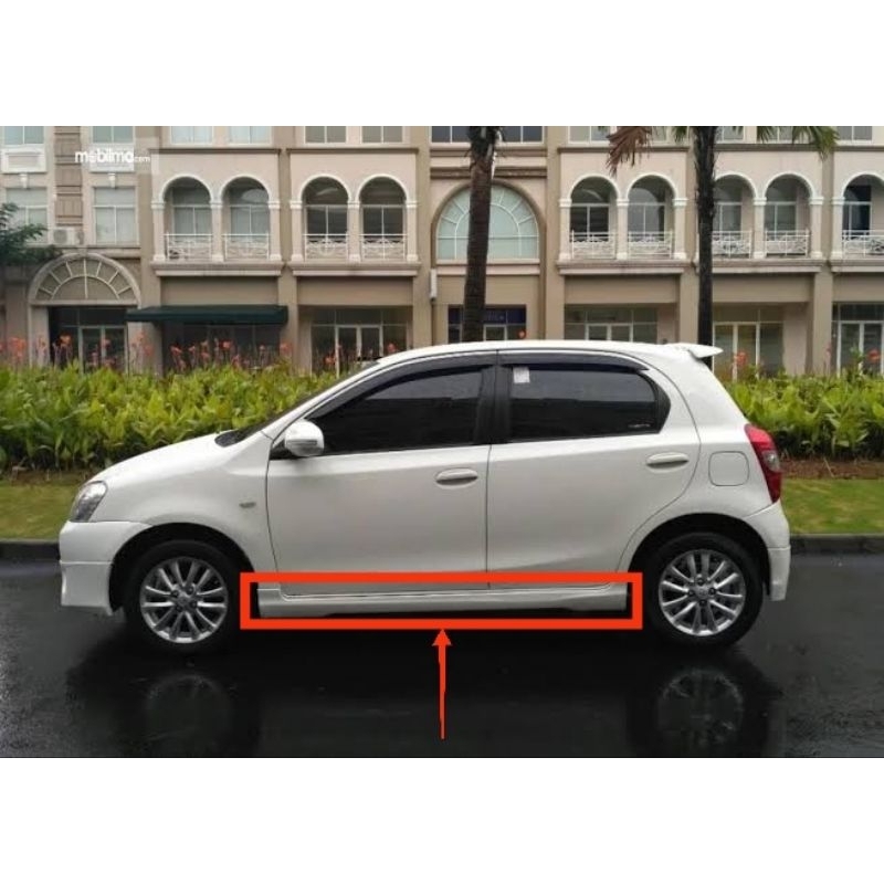 Jual Sideskirt Side Skirt Etios Valco Original Toyota | Shopee Indonesia
