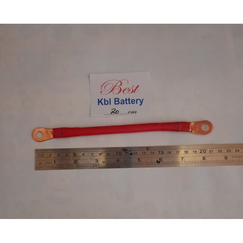 Jual KABEL BATTERY PREMIUM NYAF 25MM, SKUN ASLI TEMBAGA LUBANG 10.3MM ...