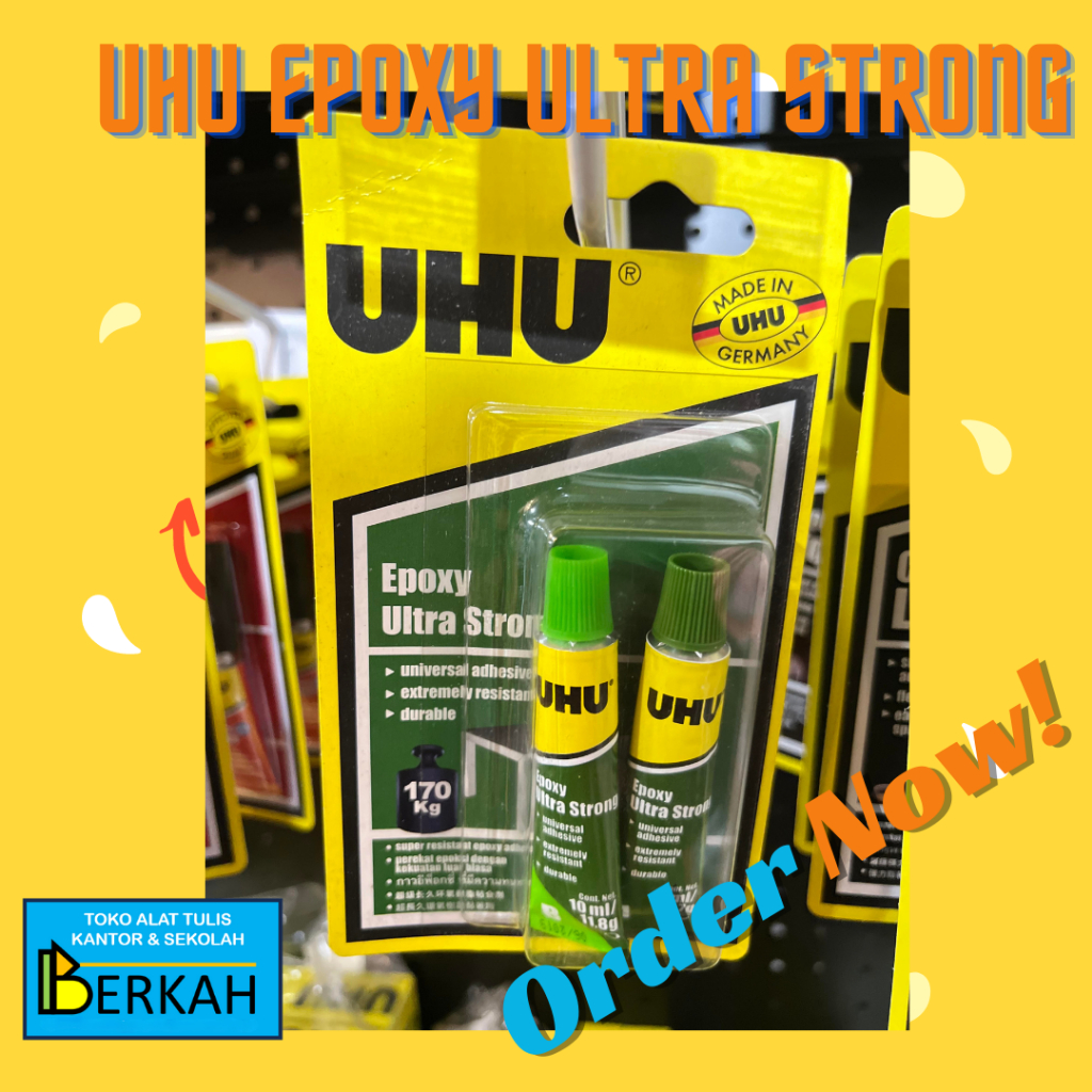 Jual Lem UHU Original Epoxy Ultra Strong | Shopee Indonesia
