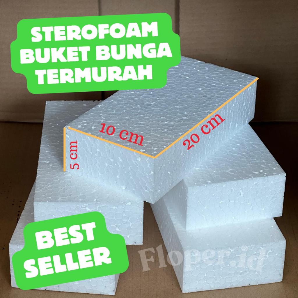 Jual Sterofoam Flower / Busa bunga / Oasis bunga / Sterofoam buket ...