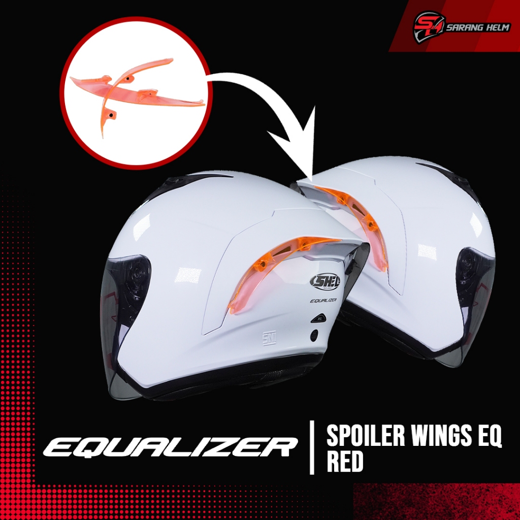 Jual Spoiler Wings SHEL Equalizer - Aksesoris Helm | Shopee Indonesia