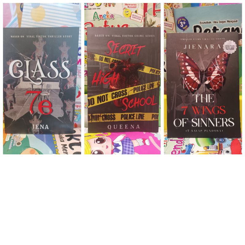Jual Paket 3 Buku Best Seller - 7 Sayap Pendosa - Secret High School ...