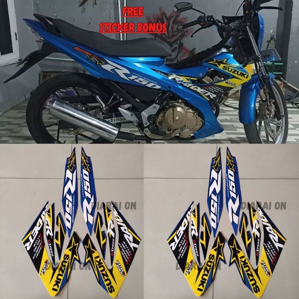 Jual Striping Stiker Suzuki Satria Fu Facelift - Satria Raider R150 ...