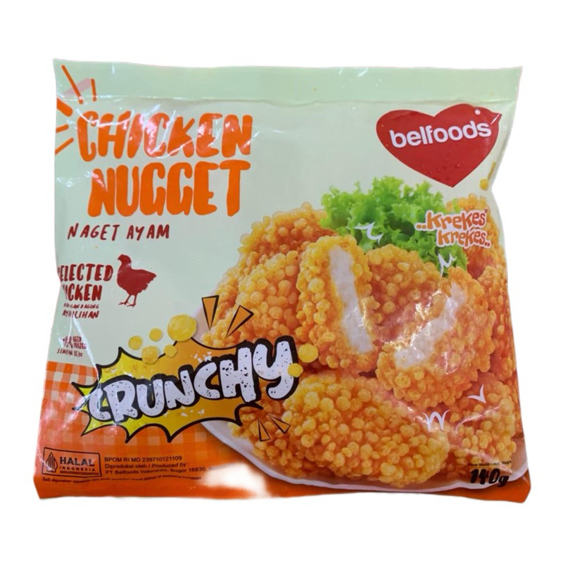 Jual BELFOODS CRUNCHY NUGGET 140 GR | Shopee Indonesia