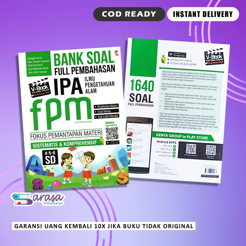 Jual Buku Pelajaran Sd / Mi FPM Bank Soal Full Pembahasan Ipa sd Kelas ...