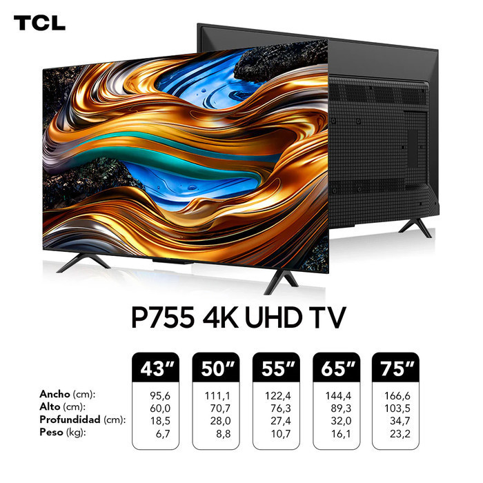 Jual TCL 55 inch 4K UHD Google TV Dolby Vision-Atmos HDR10+ 55P755 ...