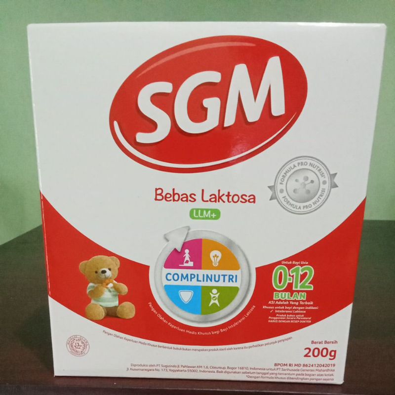 Jual SGM LLM Bebas Laktosa usia 0-12 Bulan 200 gr dan 400 gr | Shopee ...