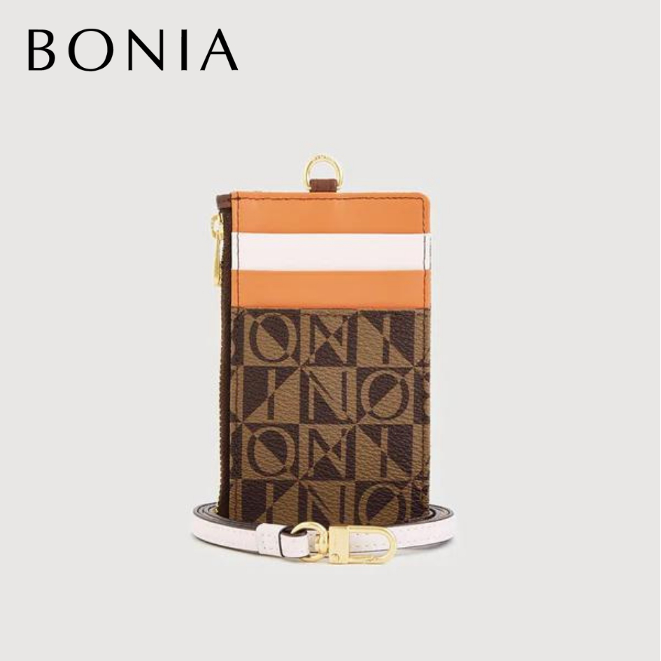 Jual Bonia - Monogram Women's Lanyard Orange | Shopee Indonesia