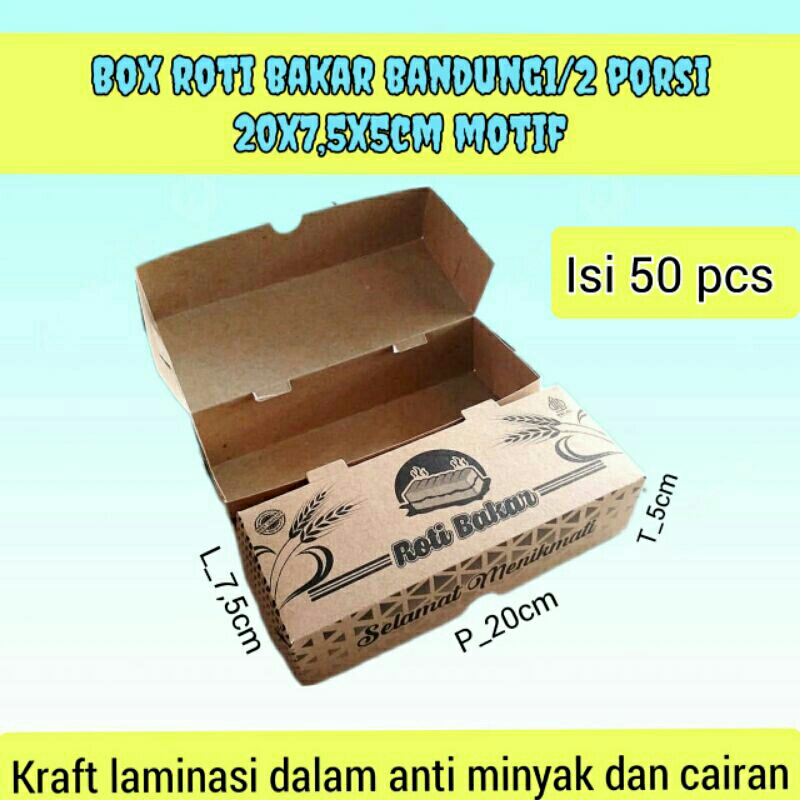 Jual Box roti bakar Bandung/Dus roti bakar//tempat kotak roti bakar ...