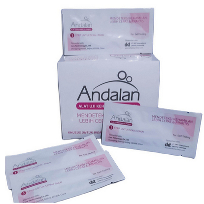 Jual ANDALAN Test Pack/ Tes Kehamilan Andalan Strip/ Testpack Andalan ...