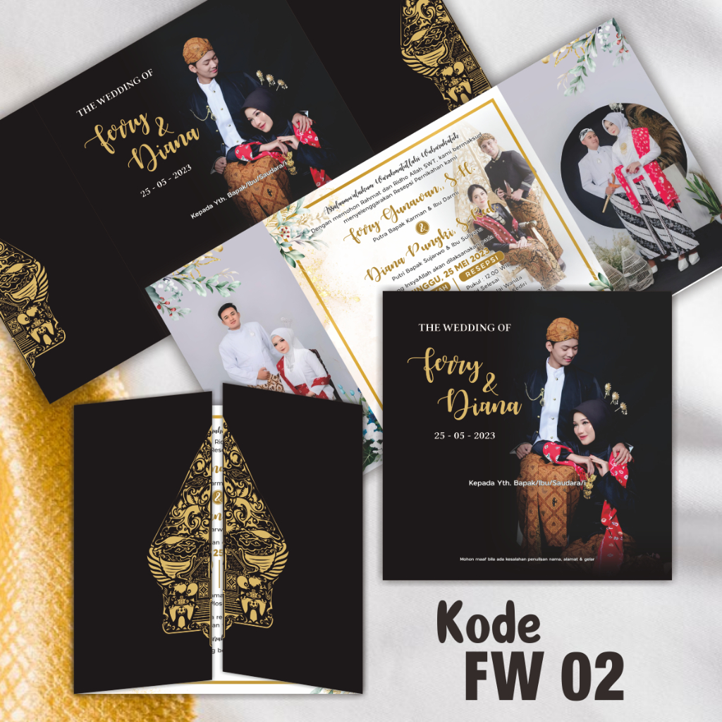 Jual Undangan Pernikahan Custom & Khitan Custom Murah (ART CARTON ...